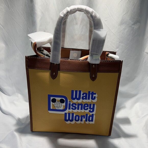 Coach | Bags | Disney X Coach Field Tote With Walt Disney World Motif ...